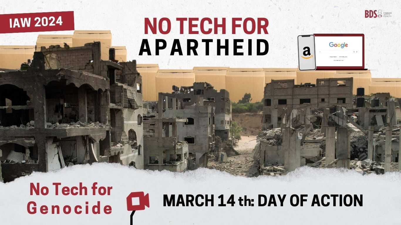 #IAW2024: Lasst uns #NoTechforApartheid erweitern! - BDS Berlin