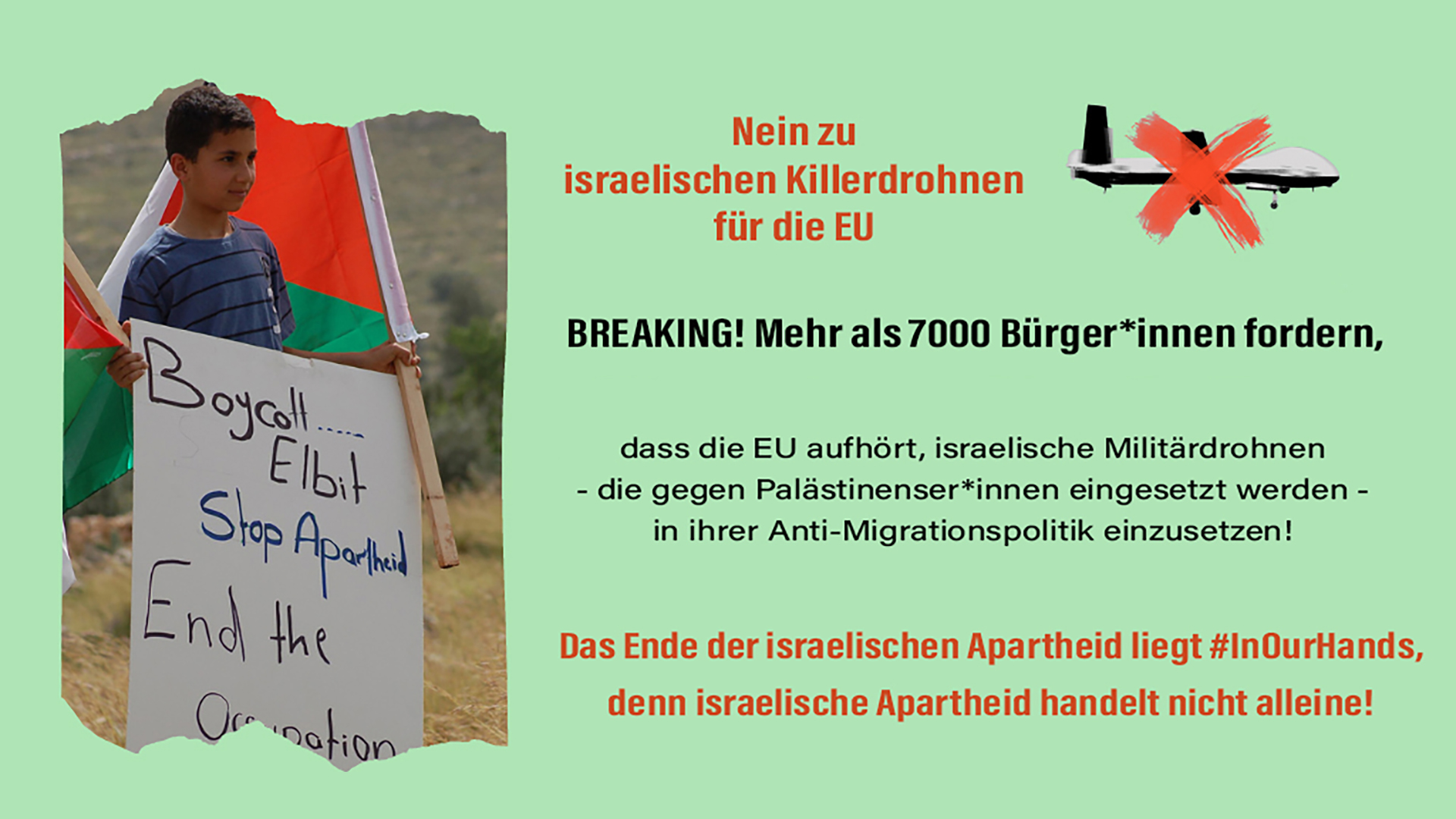 Genug ist genug: NEIN zur EU-Politik und Zusammenarbeit mit Israel ...